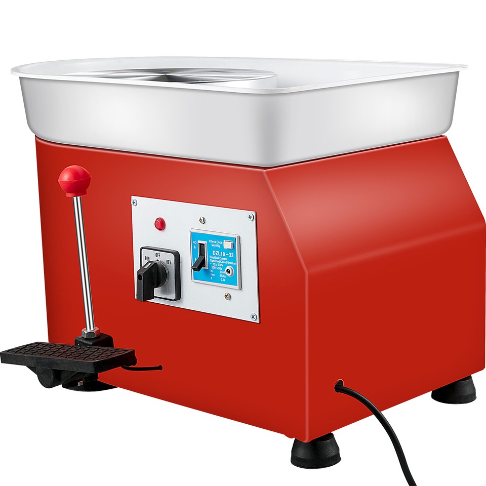 9.8" Electric Pottery Wheel 25cm Ceramic Machine 280W Work Clay Art ...