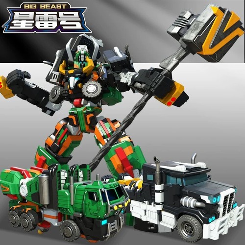 NEW TOBOT V Galaxy Detectives Big Beast Figure Robot Combiner Boy Toy ...
