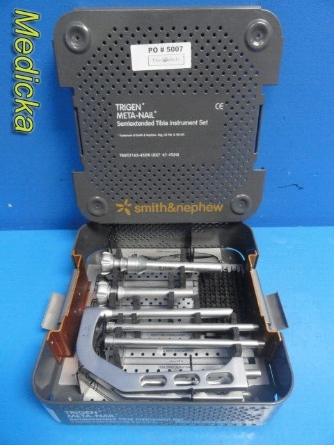Smith & Nephew TRIGEN META-NAIL Semi Extended Tibia Instrument Set W ...