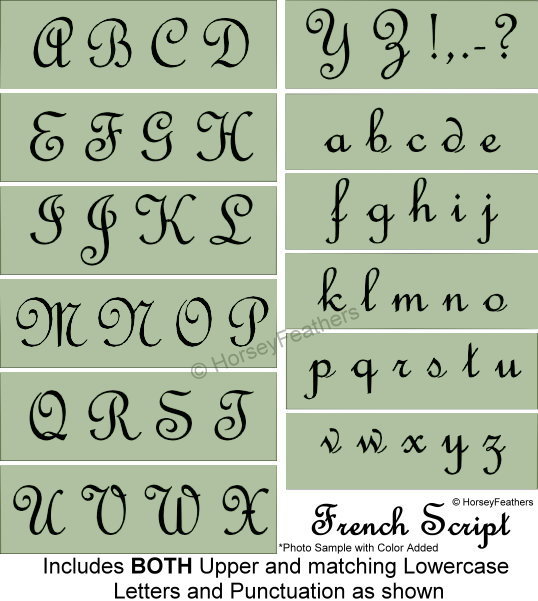 Script Alphabet Upper And Lower Case