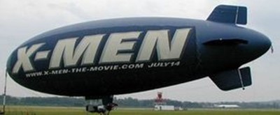 X-Men Airship Blimp X-MEN Airship Wood Model Replica XL Free Shipping ...
