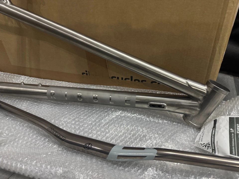 Ribble HT Titanium Frame Frameset with Hope headset and Reverb Stem and ...