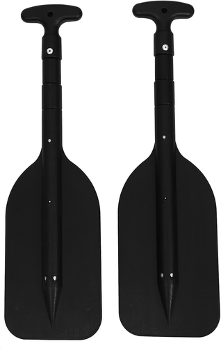 2Pcs Telescopic Kayak Paddle Rafting Boat Paddle Canoe Oars Plastic ...