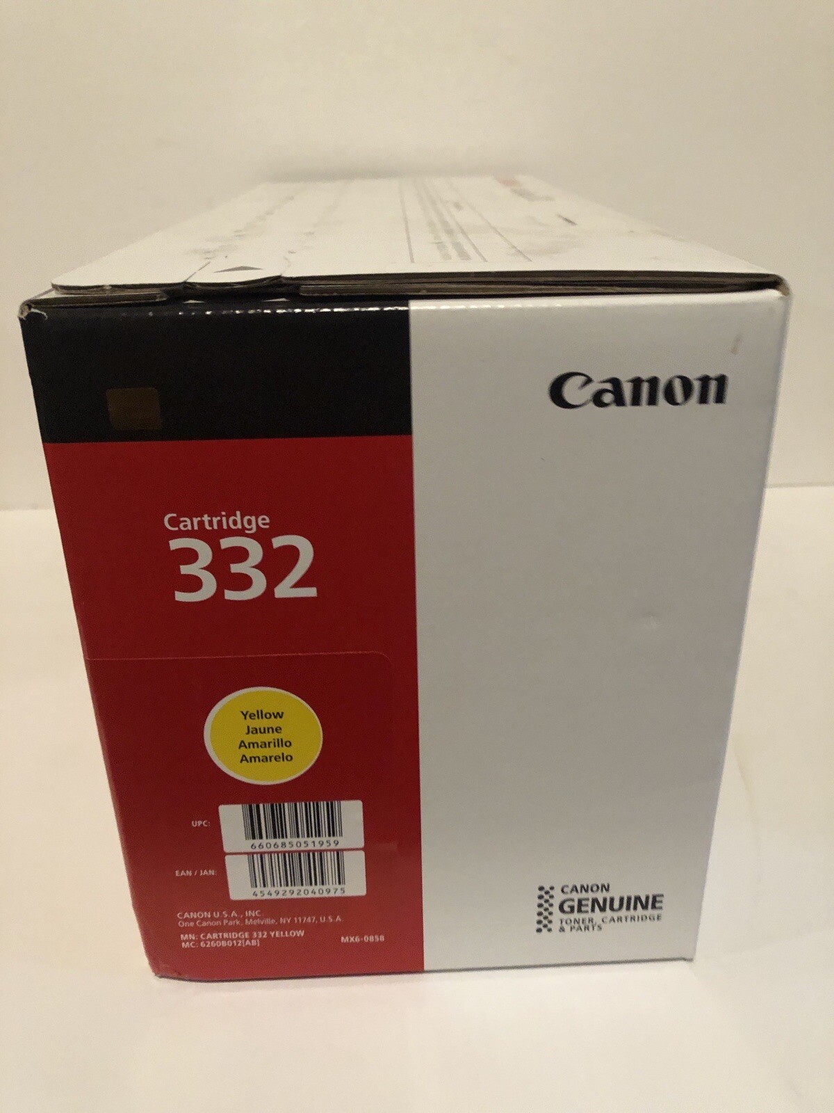 Canon 332 Genuine Toner Cartridge Yellow LBP7780C -BLJ0893 | eBay
