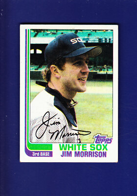 Jim Morrison 1982 TOPPS MLB Baseball #654 (EX) Chicago White Sox | eBay