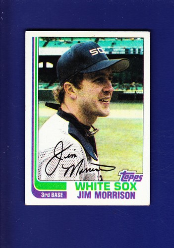 Jim Morrison 1982 TOPPS MLB Baseball #654 (EX) Chicago White Sox | eBay
