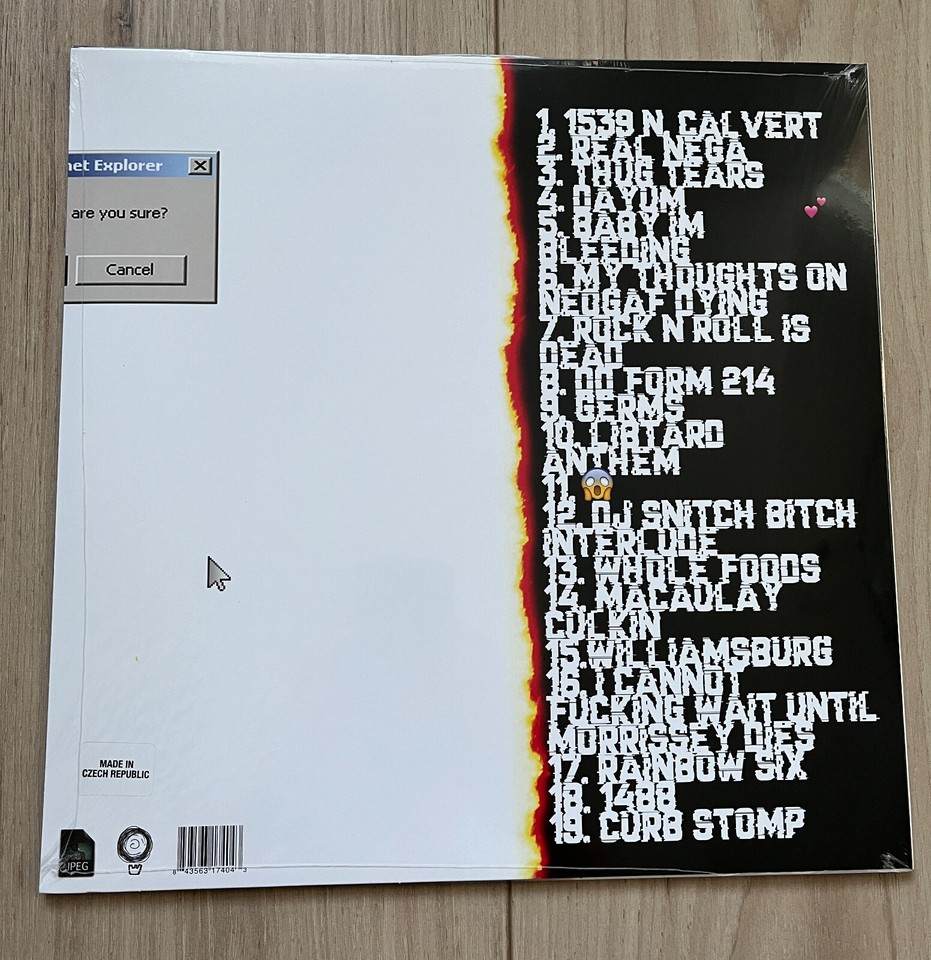 Jpegmafia - Veteran [New Vinyl LP] Explicit, Clear Vinyl | eBay