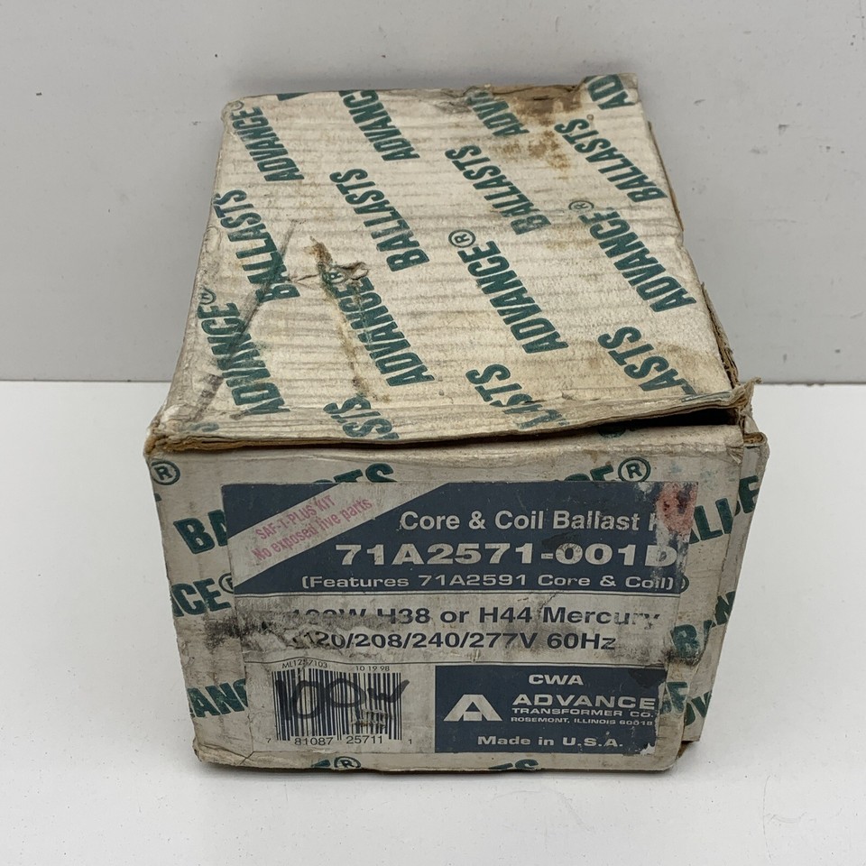 Advance 71A2571 Mercury Vapor 100-Watt H38 or H44 Ballast Kit, 120/277V ...