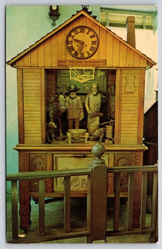 Spillville Iowa~Village Blacksmith Clock~Carved By Bily Brothers ...