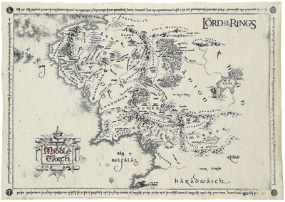 Middle Earth Map Shire