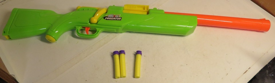 Buzz Bee Air Warriors Predator Bolt Action Plastic Dart Gun Rifle 26 ...