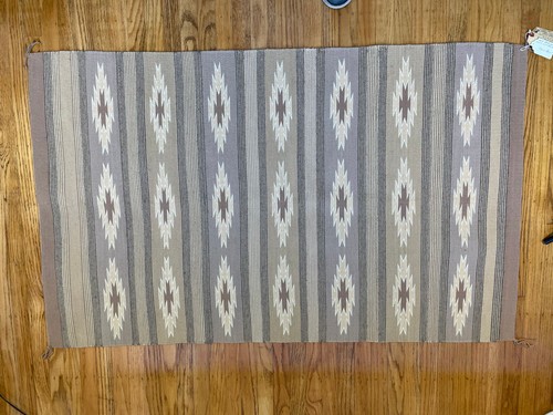 70's VINTAGE CRYSTAL NAVAJO RUG BY LISA BEGAY-34'x56"-HUBBELL TRADING ...