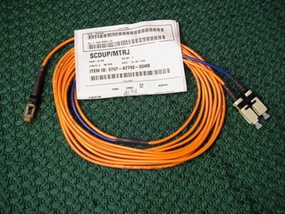 4 Meter SC-MTRJ M/M Fiber Optic Cable SC to MTRJ NEW | eBay
