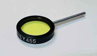 Olympus EY455 Yellow Round Microscope Excitation Filter (23mm Diameter ...
