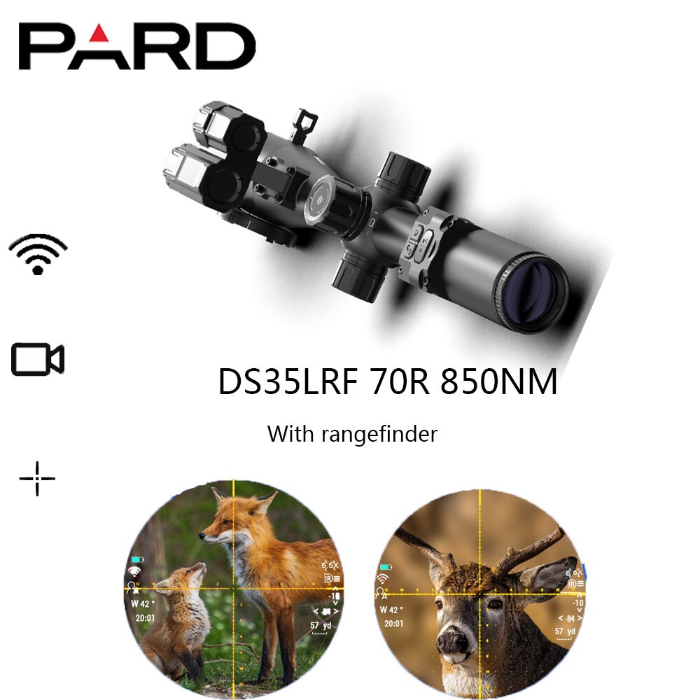 Night Vision Scope Hunting Rifle Laser Rangefinder Optics PARD DS35 LRF ...