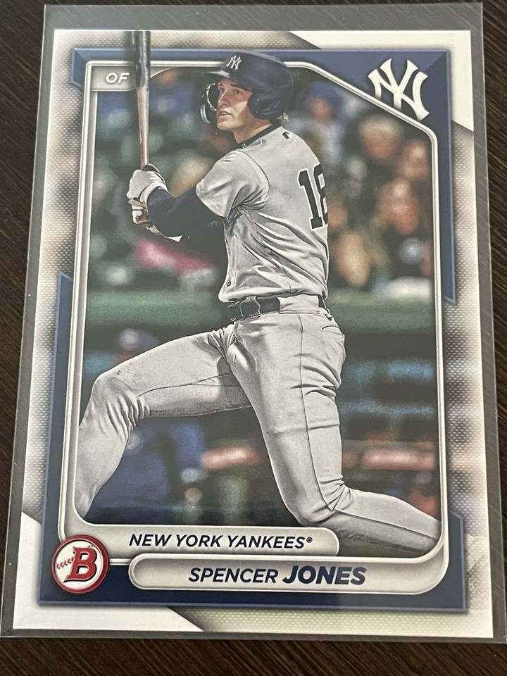 Spencer Jones Baseball Card Lot (2 Cards) - Yankees Rookie Prospect | eBay