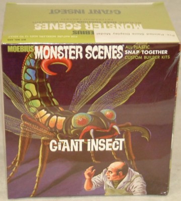 HORROR : GIANT INSECT PRE-COLOURED MOEBIUS KIT - RARE SHOP DISPLAY (DJ ...