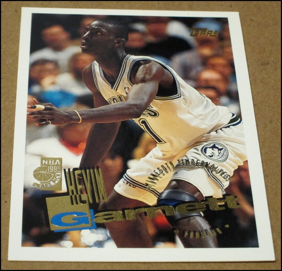 1995-96 Topps Kevin Garnett Rookie Card #237 Minnesota Timberwolves RC ...
