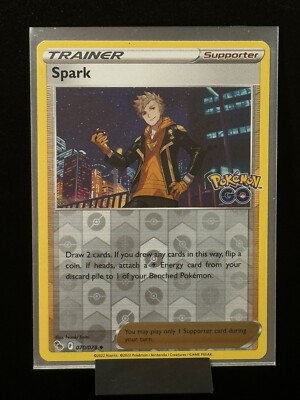 Pokémon 2022 Pokémon Go Trainer Spark Reverse Holo Uncommon 070/078 | eBay