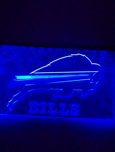 NFL New Buffalo Bills Blue LED Neon Light Sign | eBay