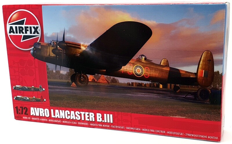 Airfix 1/72 Scale Model Aircraft Kit A08013A - Avro Lancaster B.III ...