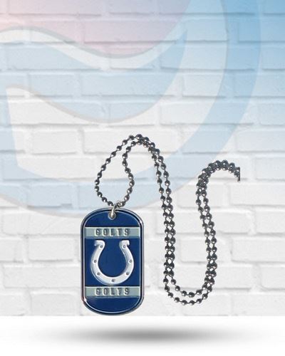 Indianapolis Colts NFL Football Silver Necklace Neck Tag | eBay