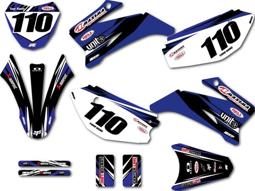 Full Custom Graphic Kit Digger style Yamaha TTR 110 decals sticker kit ...