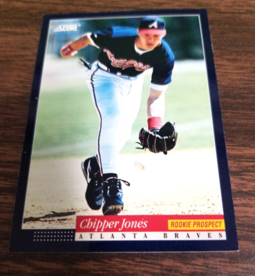 CHIPPER JONES 1994 SCORE CARD #572 ATLANTA BRAVES (ROOKIE PROSPECT) | eBay