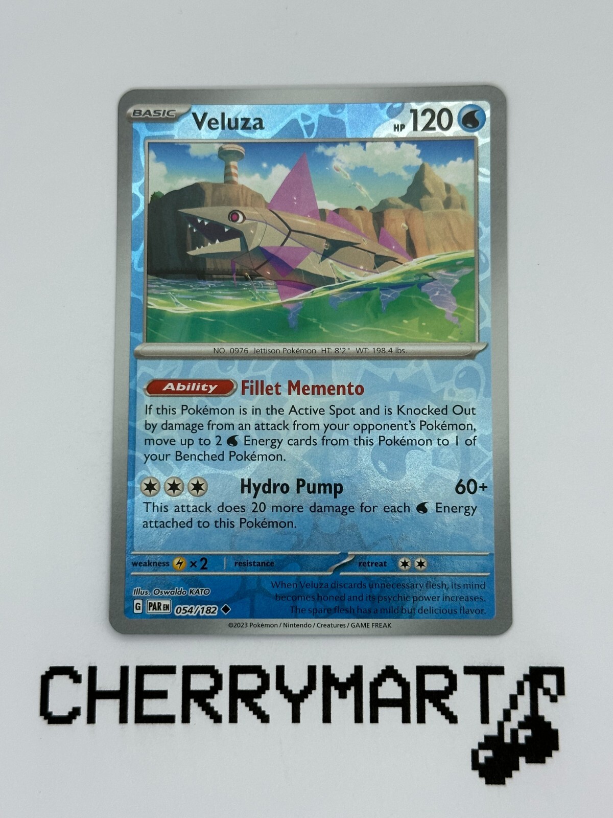 Veluza 054/182 - Reverse Holo - Paradox Rift - NM/M Pokemon Card | eBay