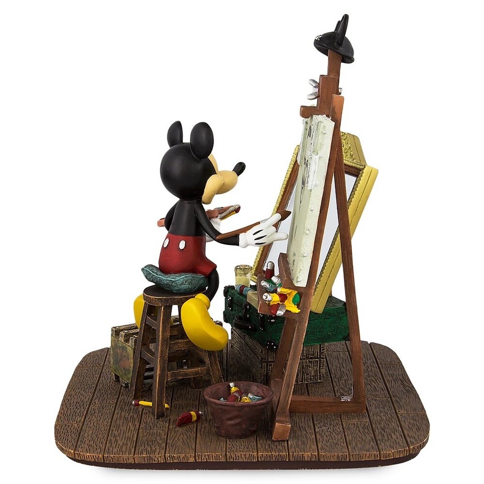 Disney Walt Mickey Mouse Self-Portrait Figurine Disneyland Paris | eBay