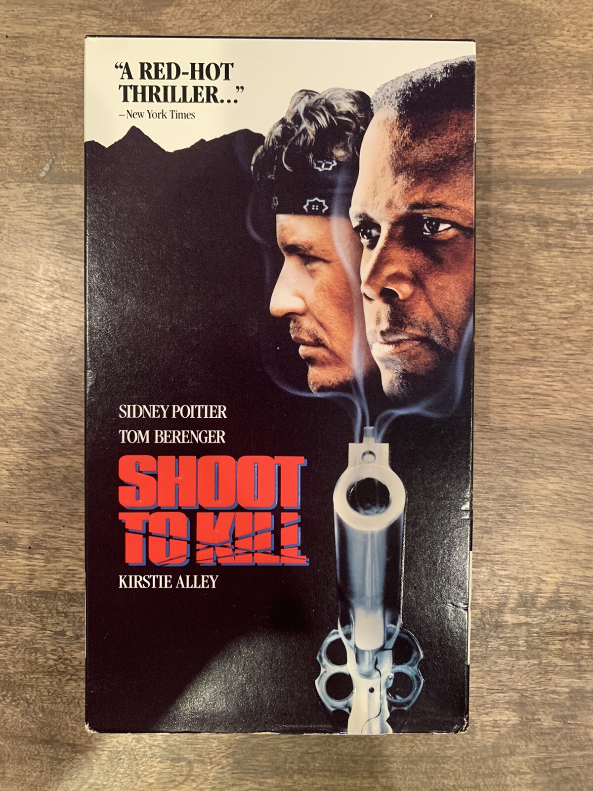 Shoot to Kill (VHS 1990) Sidney Poitier, Tom Berenger, Kirstie Alley ...