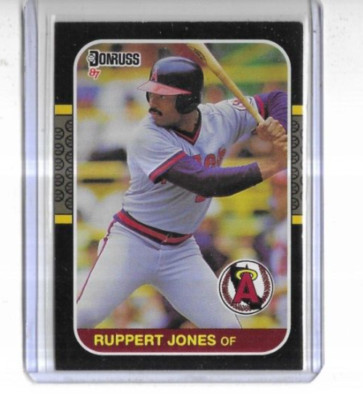 1987 Donruss #428 Ruppert Jones California Angels | eBay