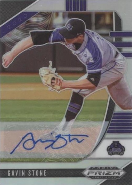 2020 Panini Prizm Draft Picks - Silver Prizm Autographs #PDP159 Gavin ...