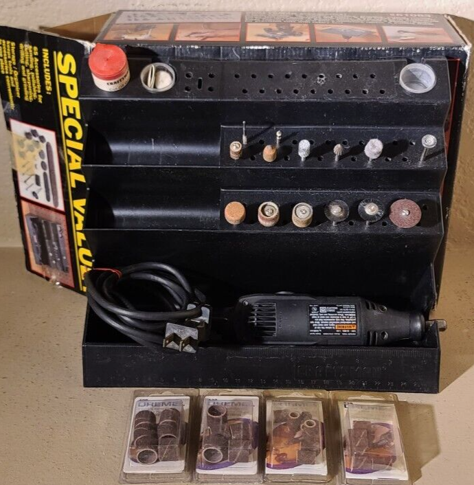 Craftsman Rotary Tool Single Speed 35,000 RPM 572.610830 kit | eBay