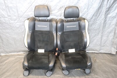 2018 JEEP GRAND CHEROKEE SRT TRACKHAWK 6.2L OEM BLACK LEATHER FRONT ...