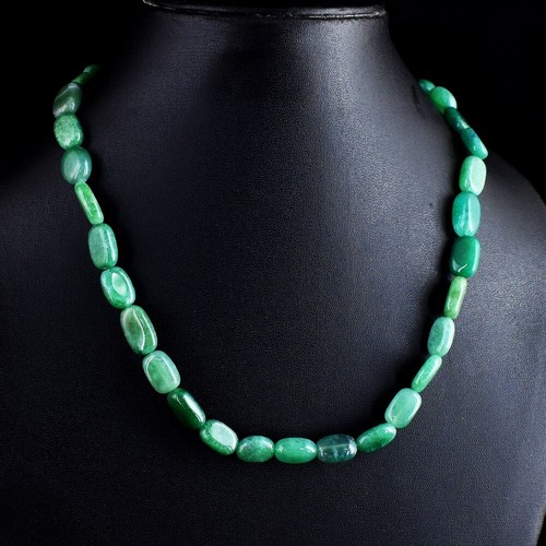 Wonderful Green Emerald Ever 243.00 Cts Beaded Attractive Necklace VK 36 E680 | eBay
