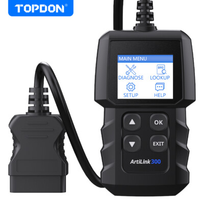 TOPDON OBD2 OBDII Car Fault Code Reader Engine Diagnostic Scanner Reset ...