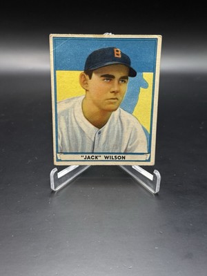1941 Play Ball Jack Wilson #29 VG Boston Red Sox Free Ship | eBay