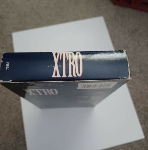 Xtro VHS VCR Video Tape Used Movie Horror Sci Fi Slip Sleeve VERY RARE ...