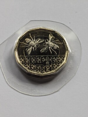 Brand New 2024 £1 One Pound Coin Bees Brilliant Uncirculated BUNC - In ...