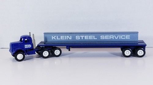 Vintage Winross Klein Steel Service Flatbed I-Beam Tractor Trailer 1/64 ...