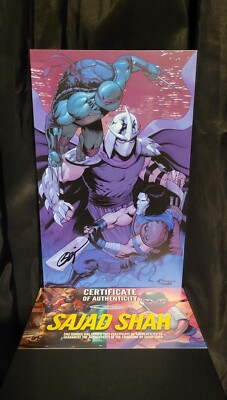 Sajad Shah Shredder & Casey Jones Signed Art Print W/COA | eBay