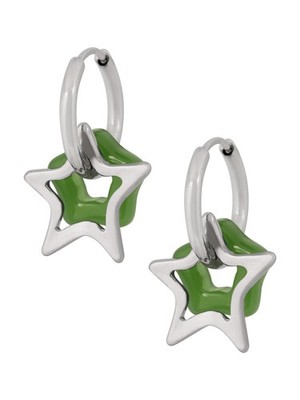 Sacina Y2k Crystal Star Earrings, Goth Emo Punk Grunge star crystal ...