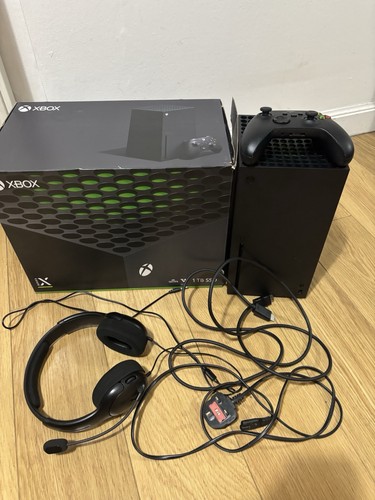 Microsoft Xbox Series x 1TB Black Video Game Console with Controller ...