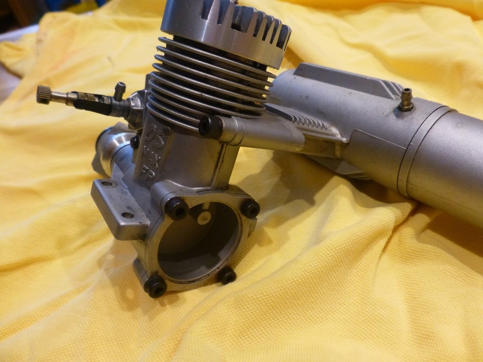 Used OS MAX 60 FP RC airplane Glow/Nitro engine with muffler | eBay
