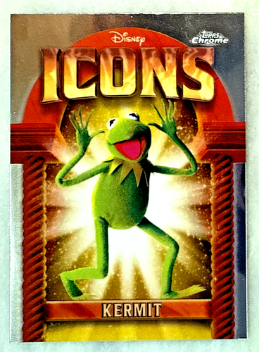 Kermit 2025 Topps Chrome Disney Kermit Disney Icons Insert Card-#DI-23 ...