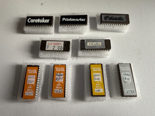 BBC B Micro Computer 9 ROMs - (Nine) - Tested Working | eBay UK
