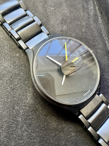 RADO Automatic Black Ceramic Watch – Used – Small Chip – Swiss Made | eBay