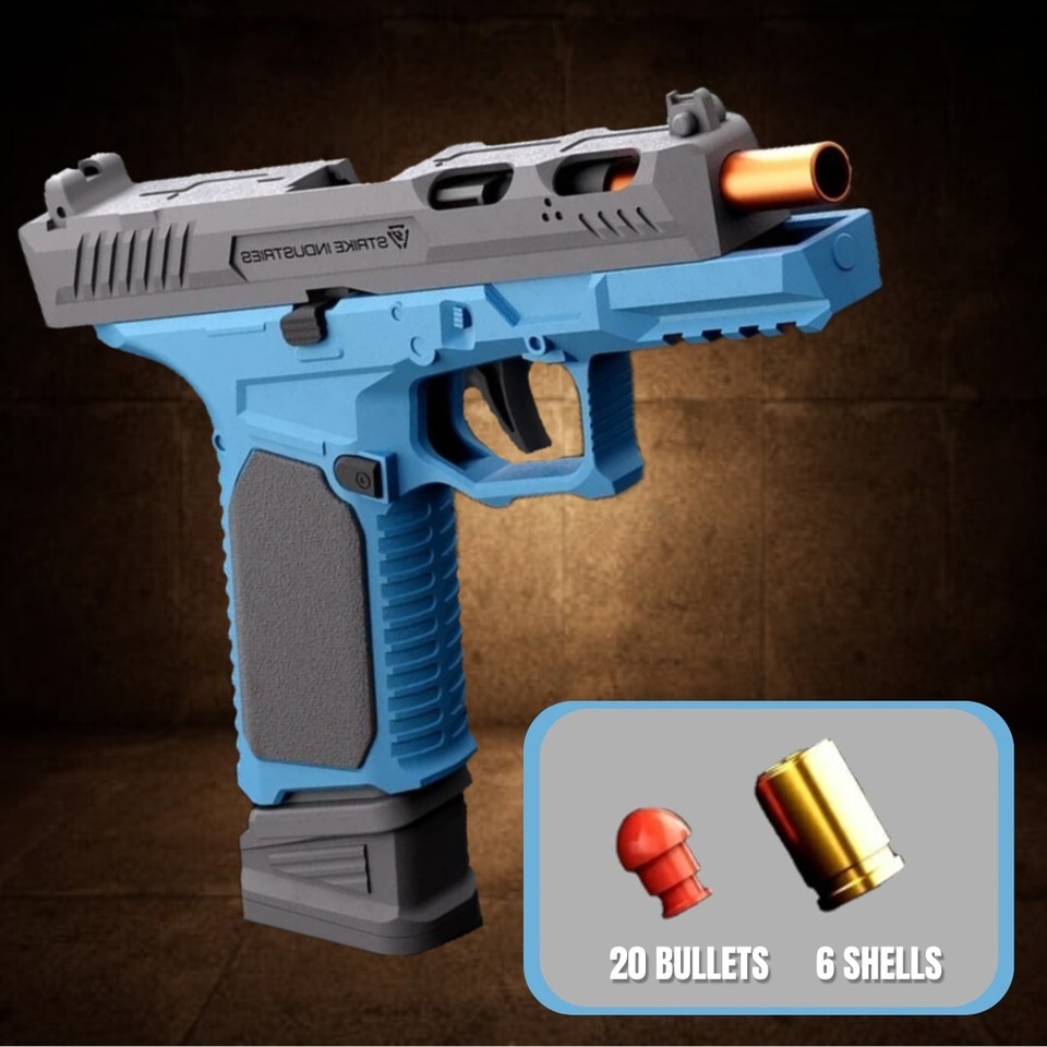 Strike Industries-G17 Shell Ejecting Soft Bullet Toy Gun | eBay Australia