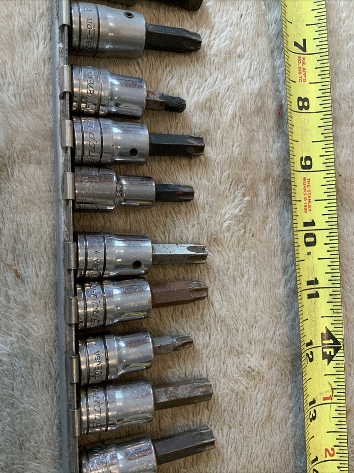 Snap On Mixed Torx Sockets, See Pics…..surface Rust, 3/8” Drive… | eBay